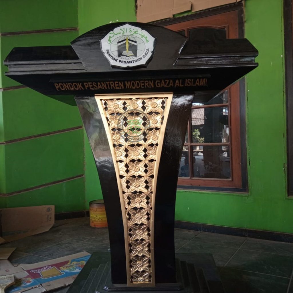Mimbar Podium Gaza - NZ Furniture Jepara