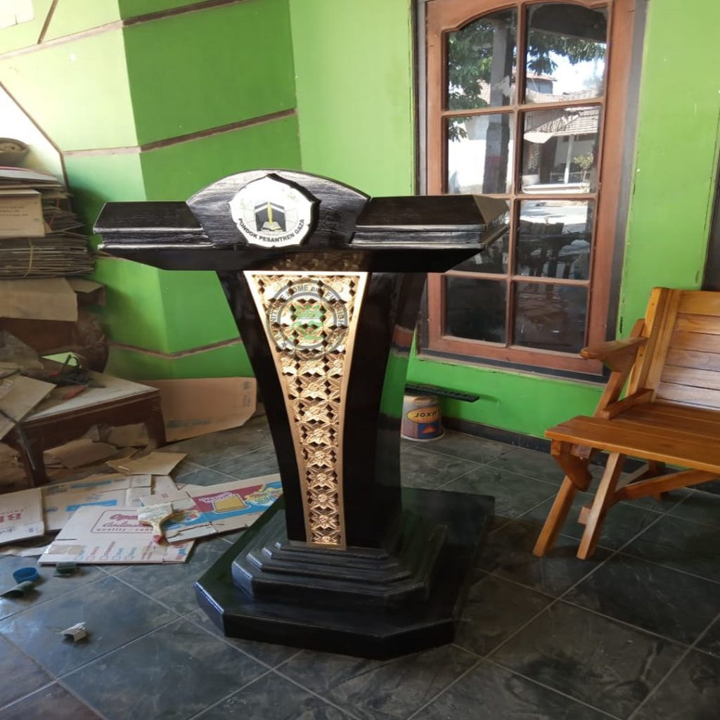 Mimbar Podium Gaza - NZ Furniture Jepara