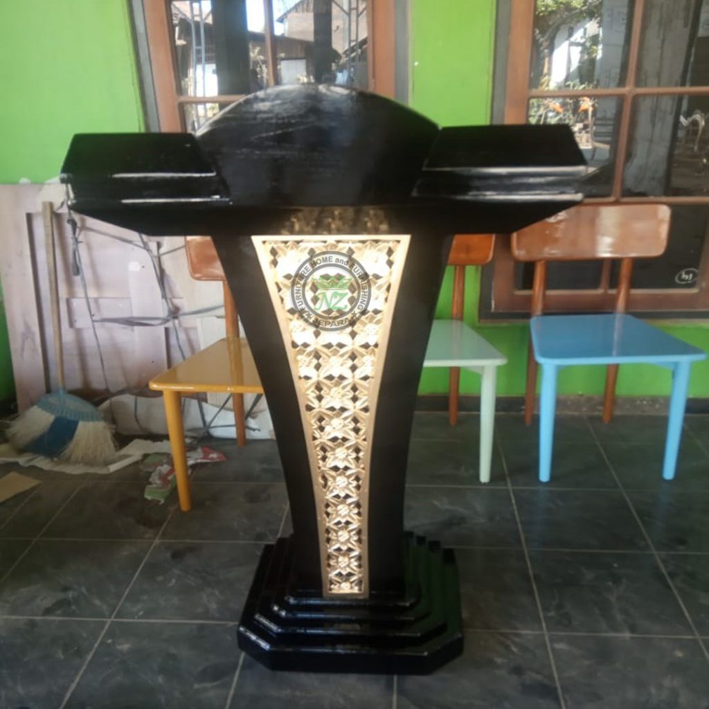 Mimbar Podium Gaza - NZ Furniture Jepara