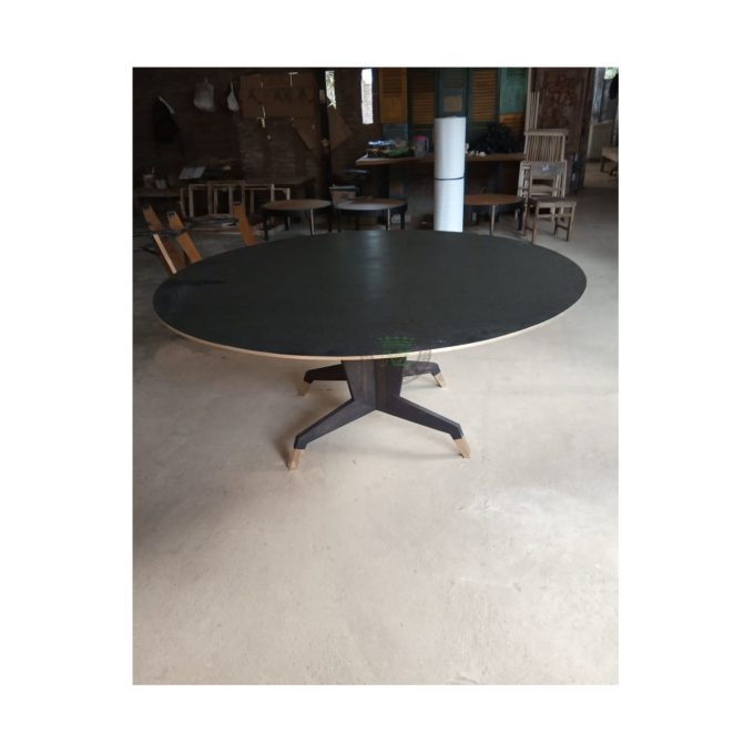 Meja Bundar Modern - Meja Makan | NZ Furniture Jepara