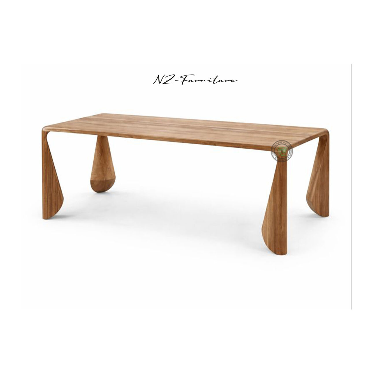 Meja Kayu Solid Modern Custom | NZ Furniture